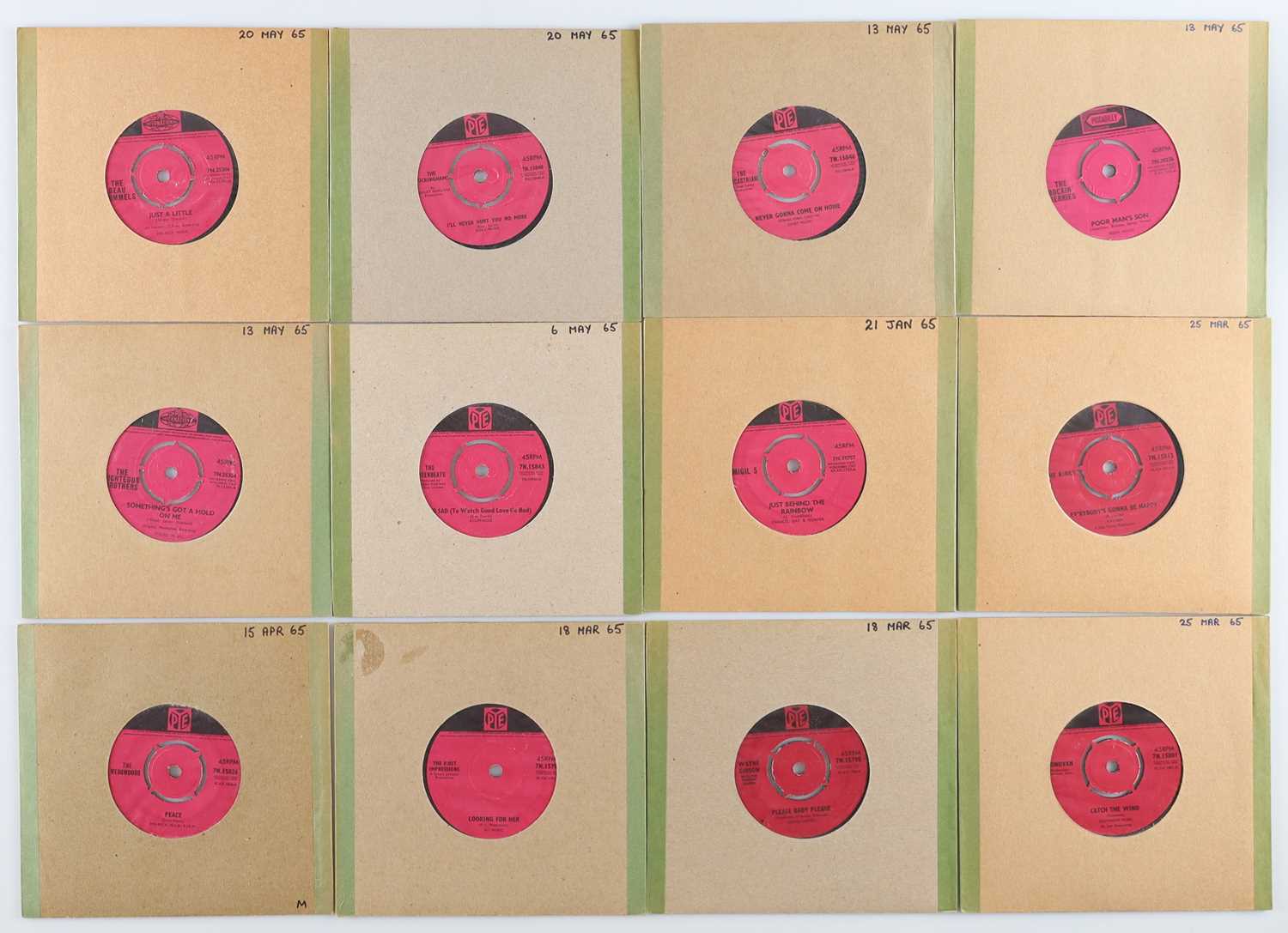 Lot 112 - UK PYE 60'S POP, SOUL, BEAT, MOD 7" PACK
