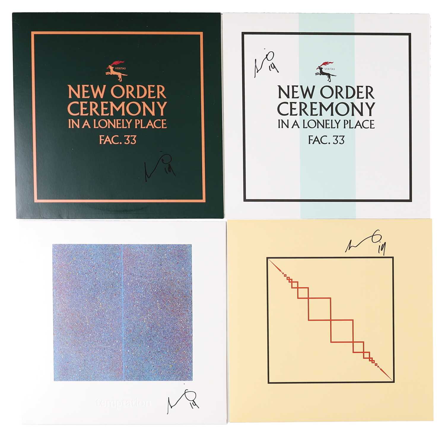 Lot 17 - NEW ORDER REPRESS 12" - SIGNED BY STEPHEN